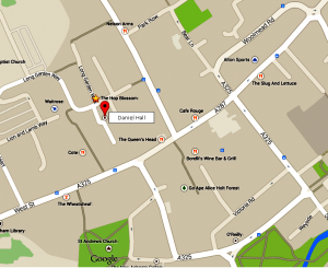 Daniel Hall, Long Garden Walk, Farnham, GU9 7HX. | Farnham Humanists